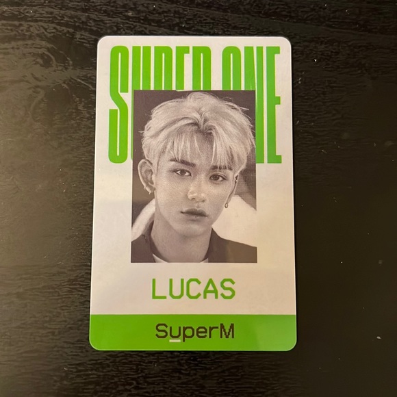Other | Official Superm Lucas Id Card | Poshmark